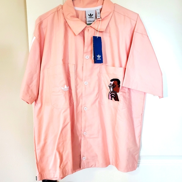 adidas | Shirts | Nwt Adidas Skateboarding Unity Ref Button Up Shirt ...
